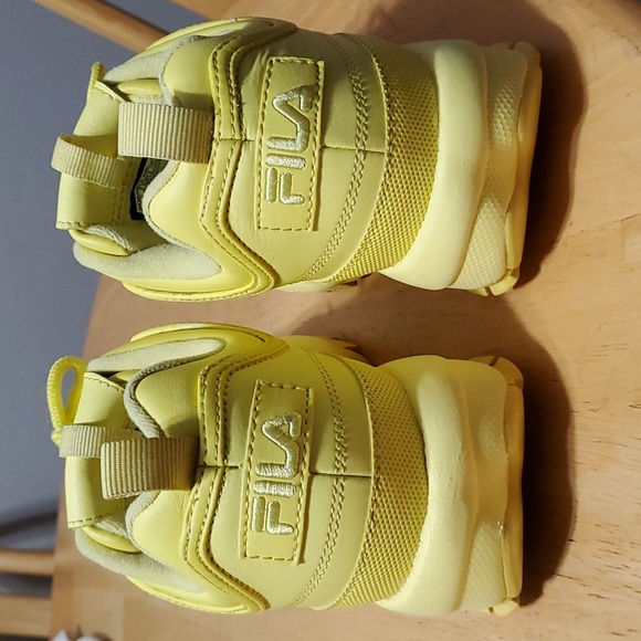 Fila | Shoes | Lemon Yellow Fila Disruptor 2 Chunky Sneakers | Poshmark